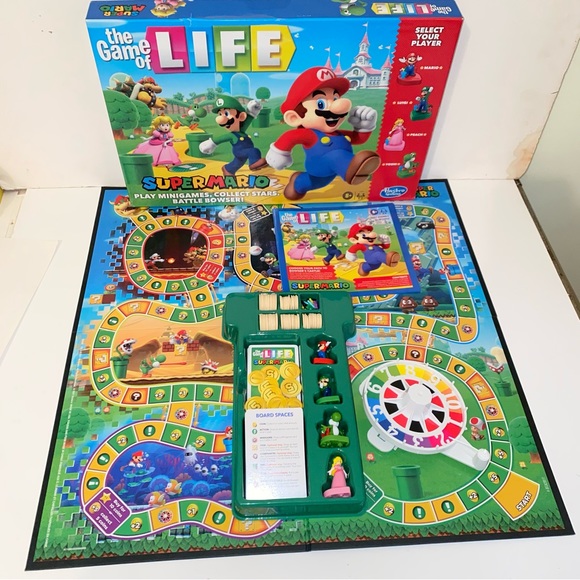 Hasbro | Games | Hasbro Gaming The Game Of Life Super Mario Edition ...